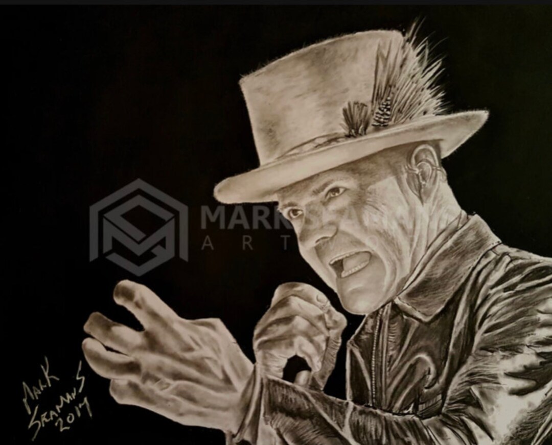 Gord Downie Memorial Portrait - Etsy