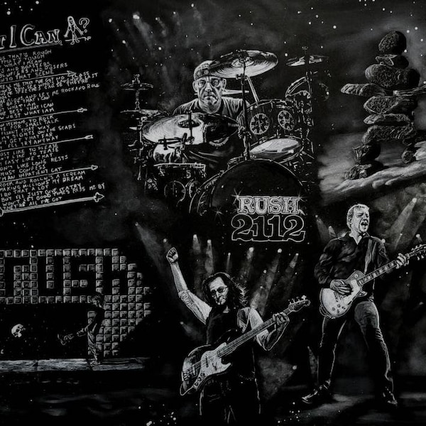 Rush Band Poster - Etsy