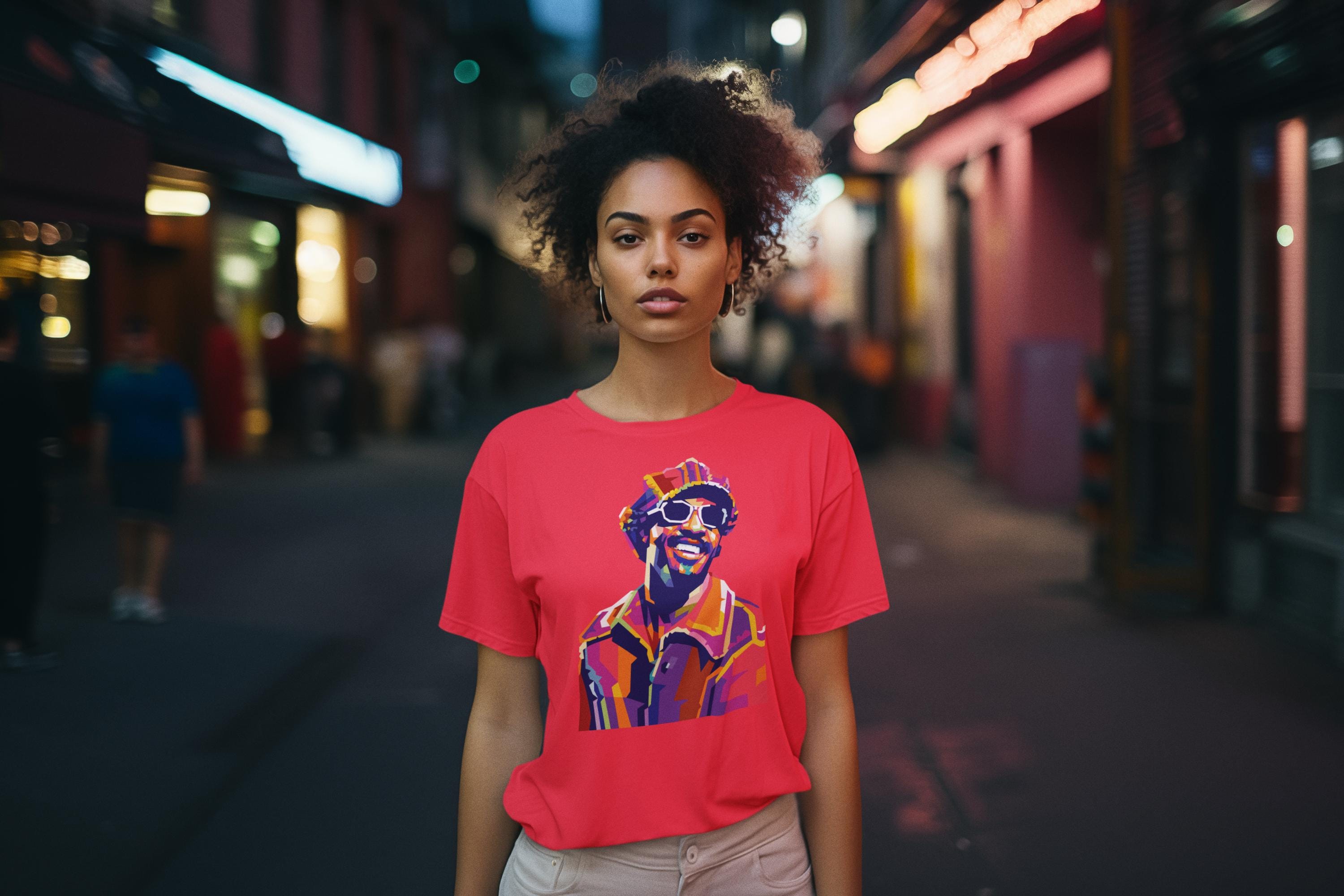 Portrait of Stevie Wonder Digital SVG/PNG, Tribute, Black Art, Soul ...