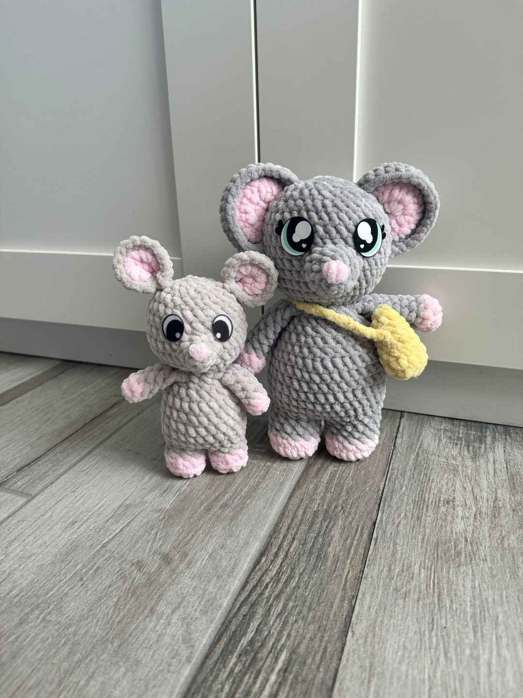 Pattern Pack - Mouse(with Two Ear Options), and Mini NO SEW Mouse ...