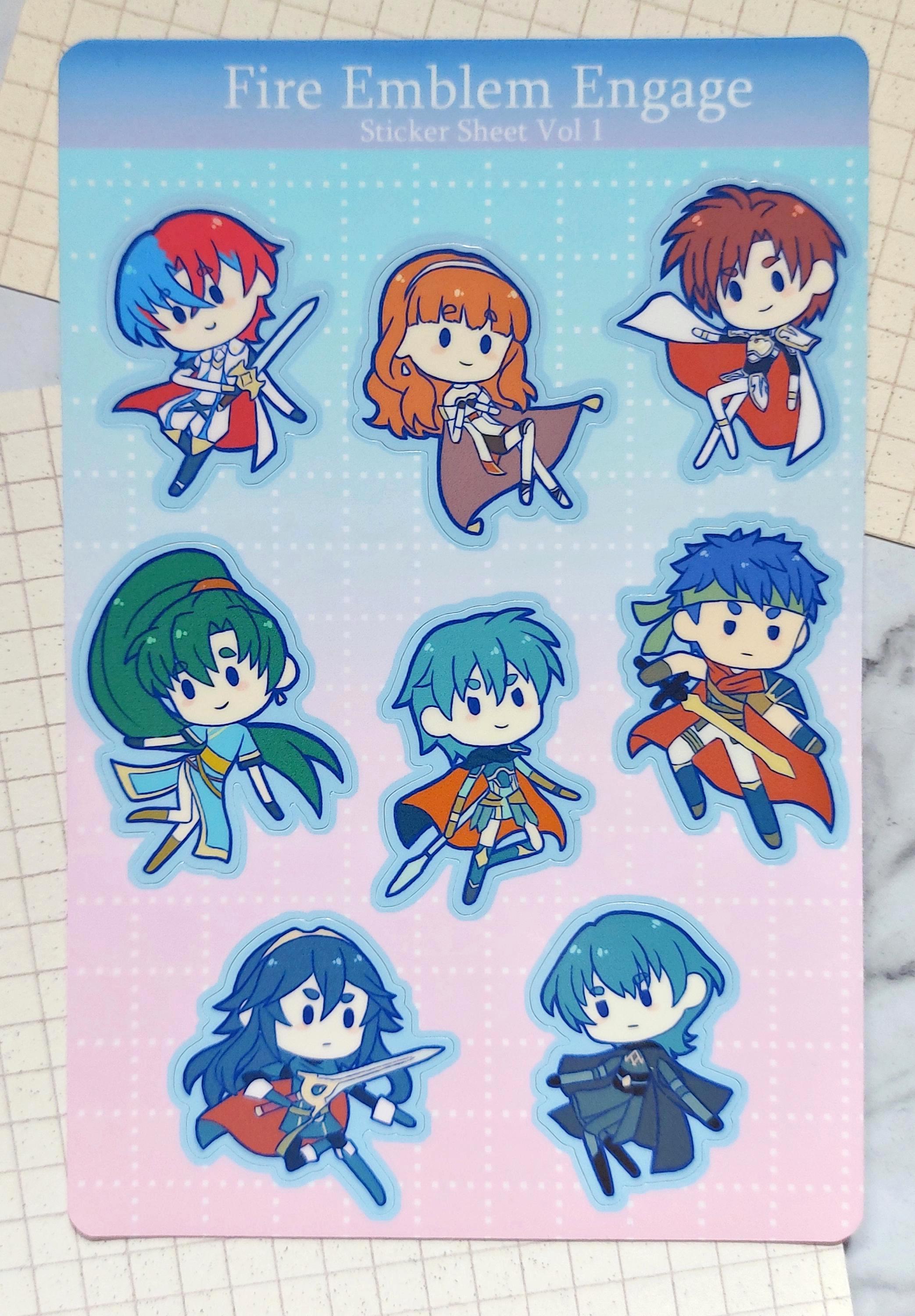 Fire Emblem Engage Sticker Sheets - Etsy