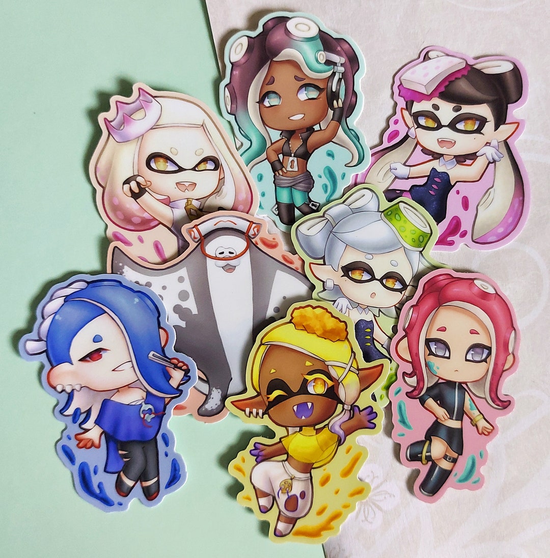 Splatoon Idol Stickers - Etsy
