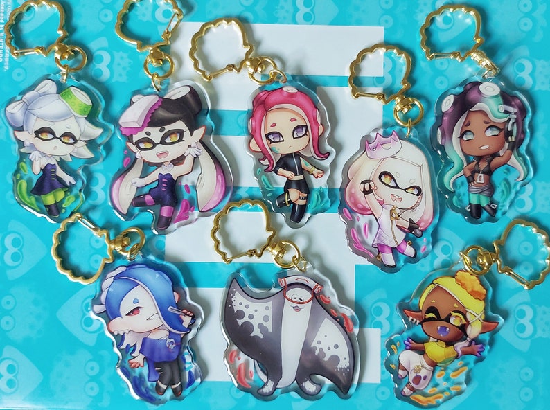 Splatoon Idol Acrylic Charms - Etsy