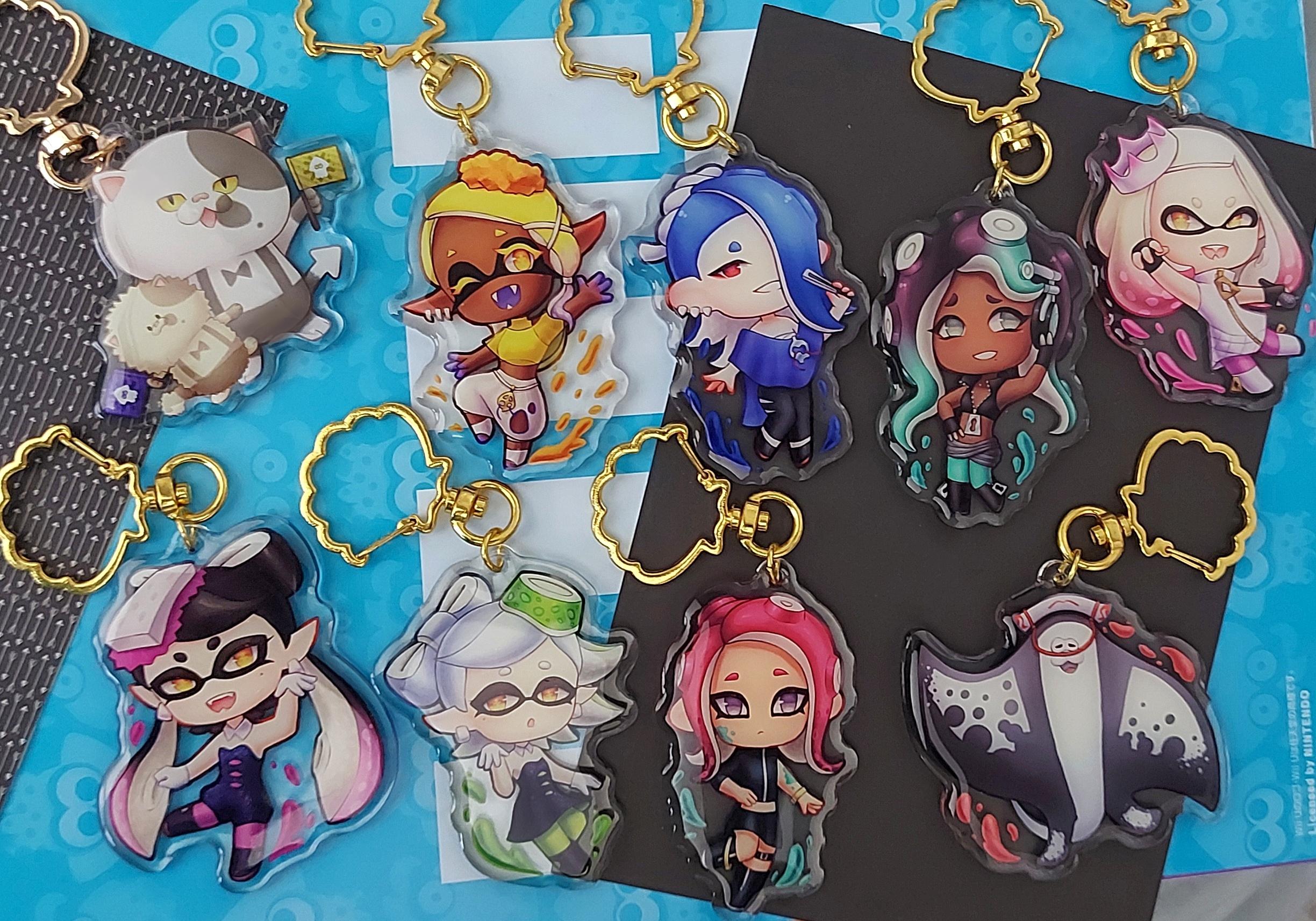 Splatoon Idol Acrylic Charms - Etsy