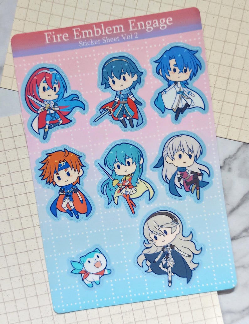 Fire Emblem Engage Sticker Sheets - Etsy