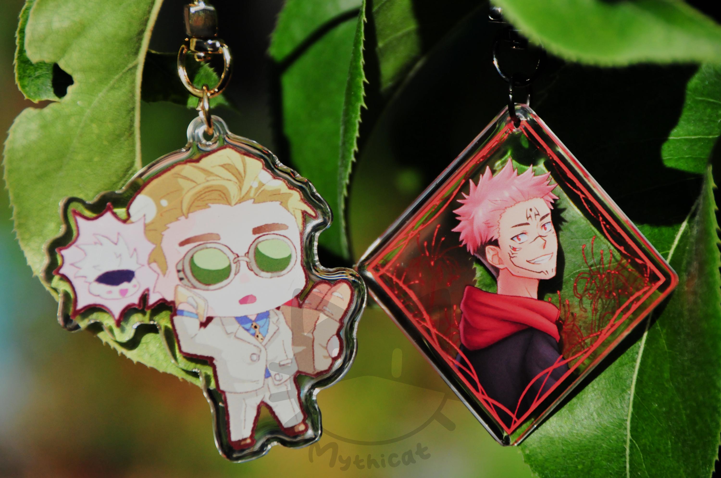 Blue Spring JJK Acrylic Charms - Etsy