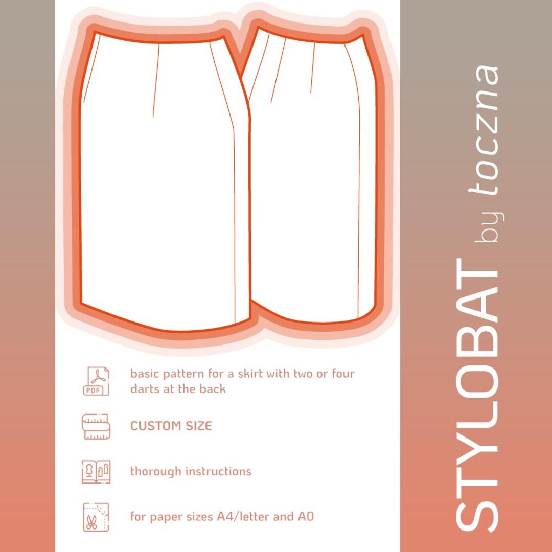 STYLOBAT - Bespoke Basic Pattern for a Skirt - Etsy