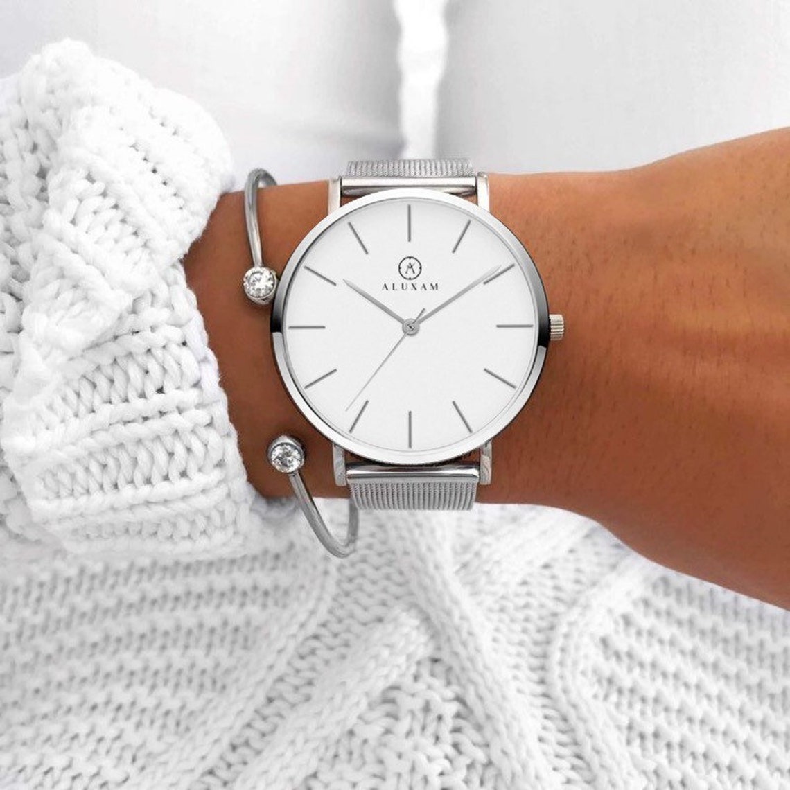 Women Watches Silver Watch for Women Silver Women Gifts Mom Gifts - Etsy