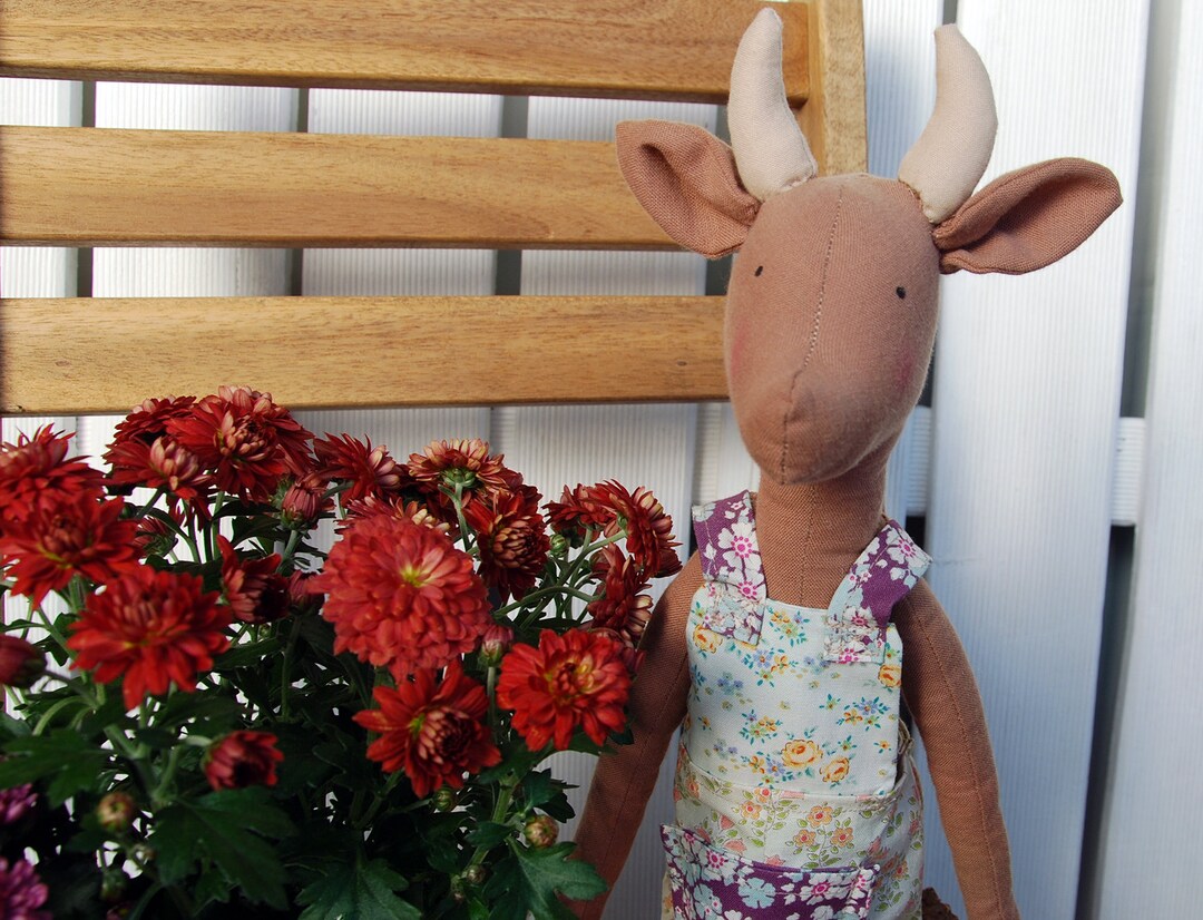 Tilda Friends Cow Handmade Tilda Doll Cow Tilda Doll for - Etsy