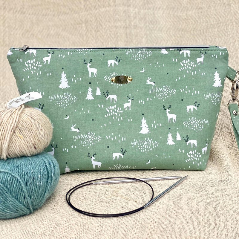 Knitting Project Bag - Etsy