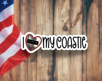 I Love My Coastie - Etsy