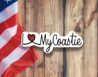 I Love My Coastie - Etsy