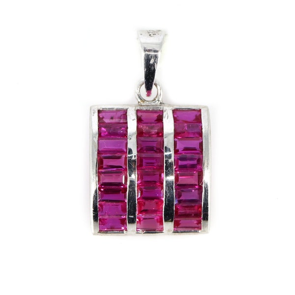 Ruby Pendant - Etsy