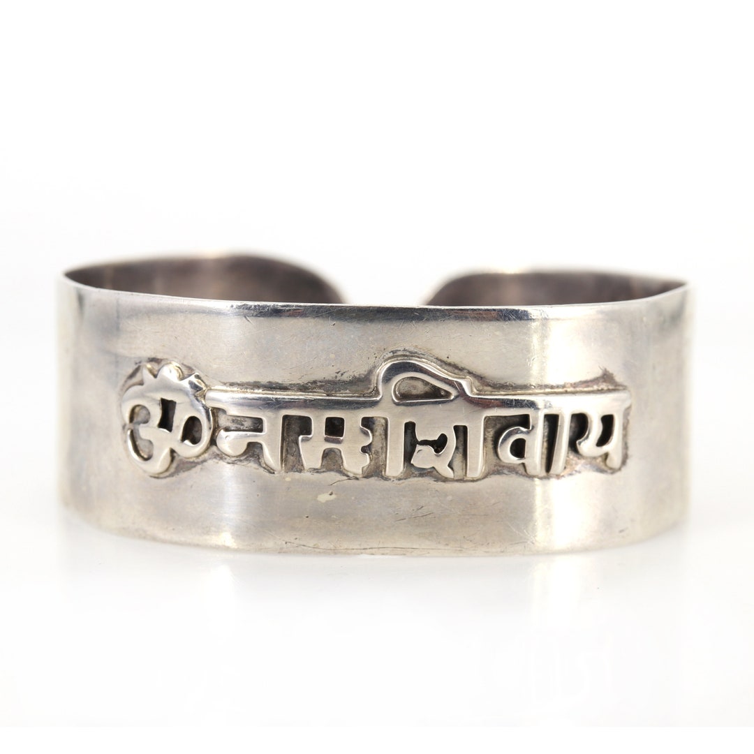 Artisan Cuff Bangle/ Lord Shiva Bracelet (kada) With the Shiva ...