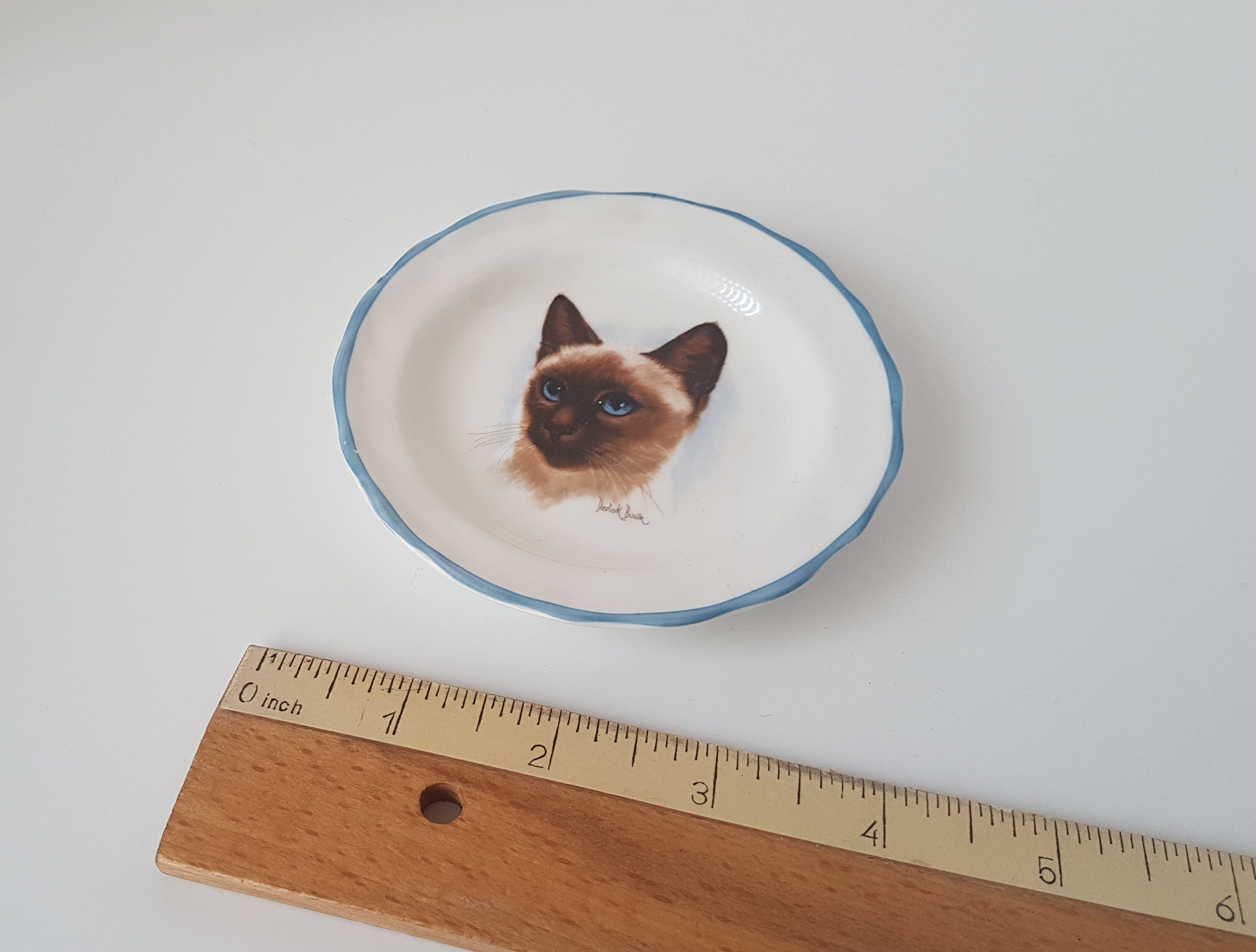 Vintage Siamese Cat Plate, Decorative Small Plate, Bone China. - Etsy