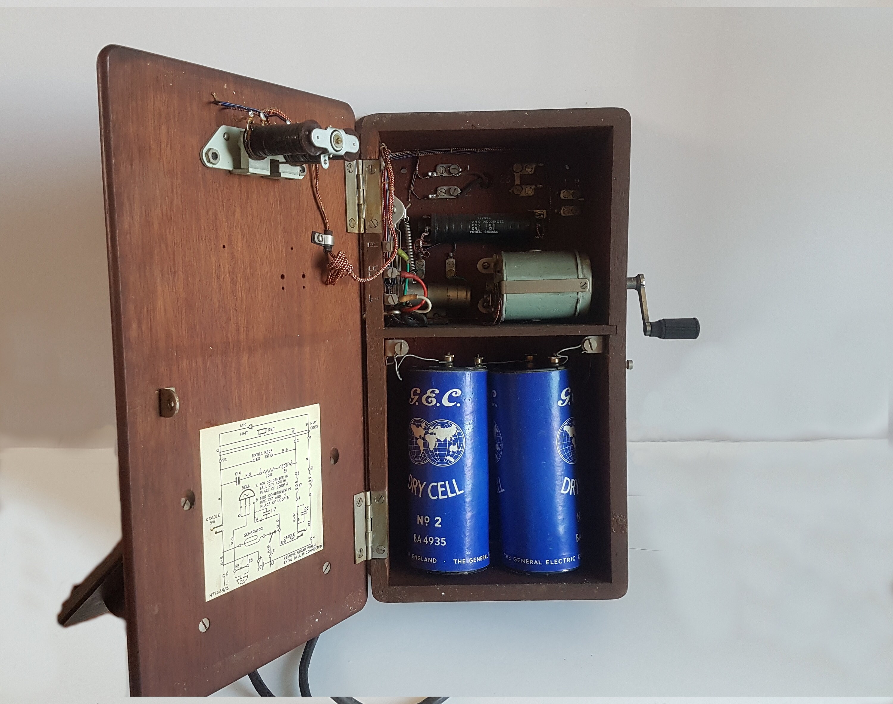 Vintage Wooden Wall Hanging Telephone, 1930s, Stromberg Carlson , Mine ...