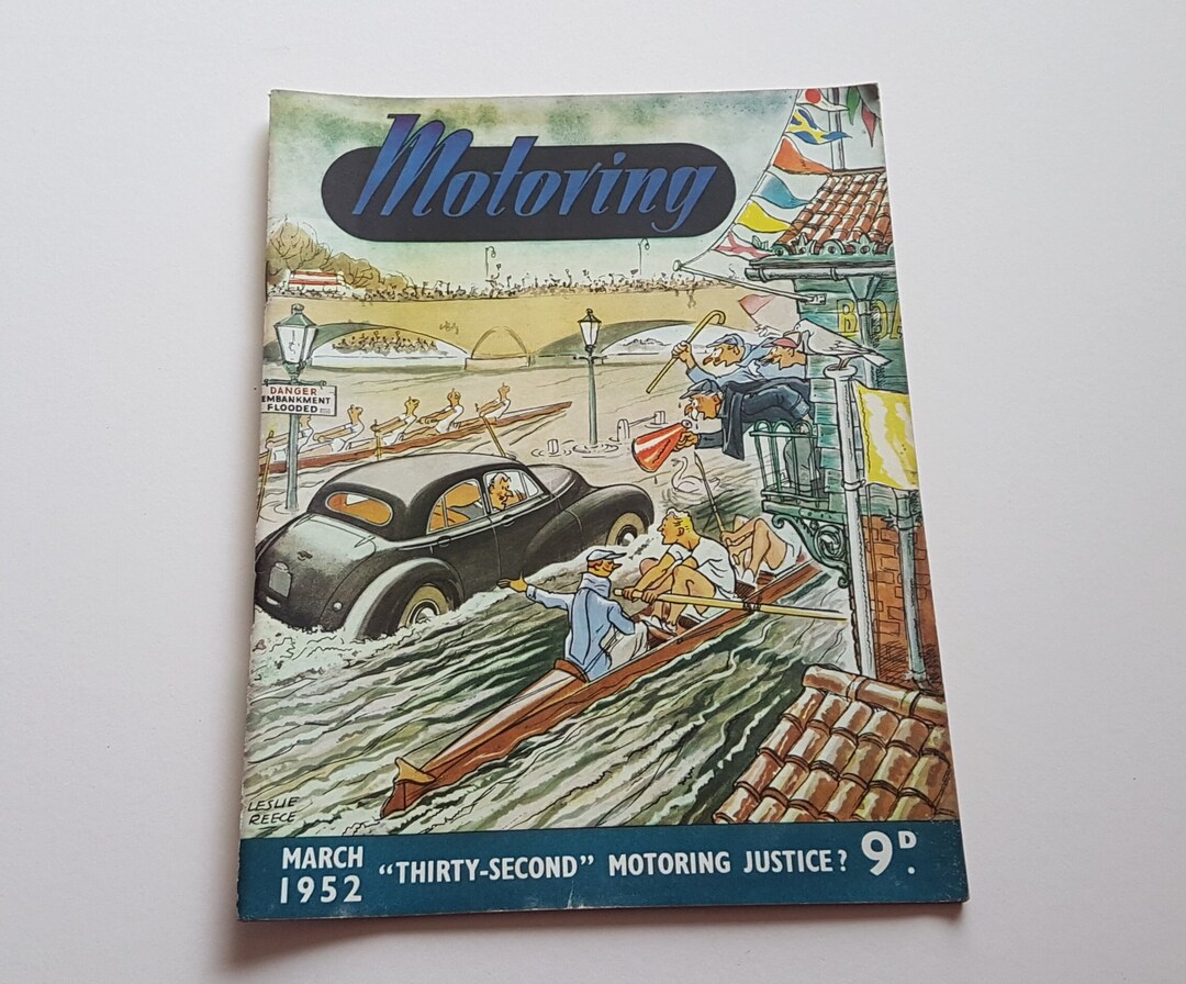 Vintage Car, Motoring Magazine, Motoring, From March 52. Cover ...