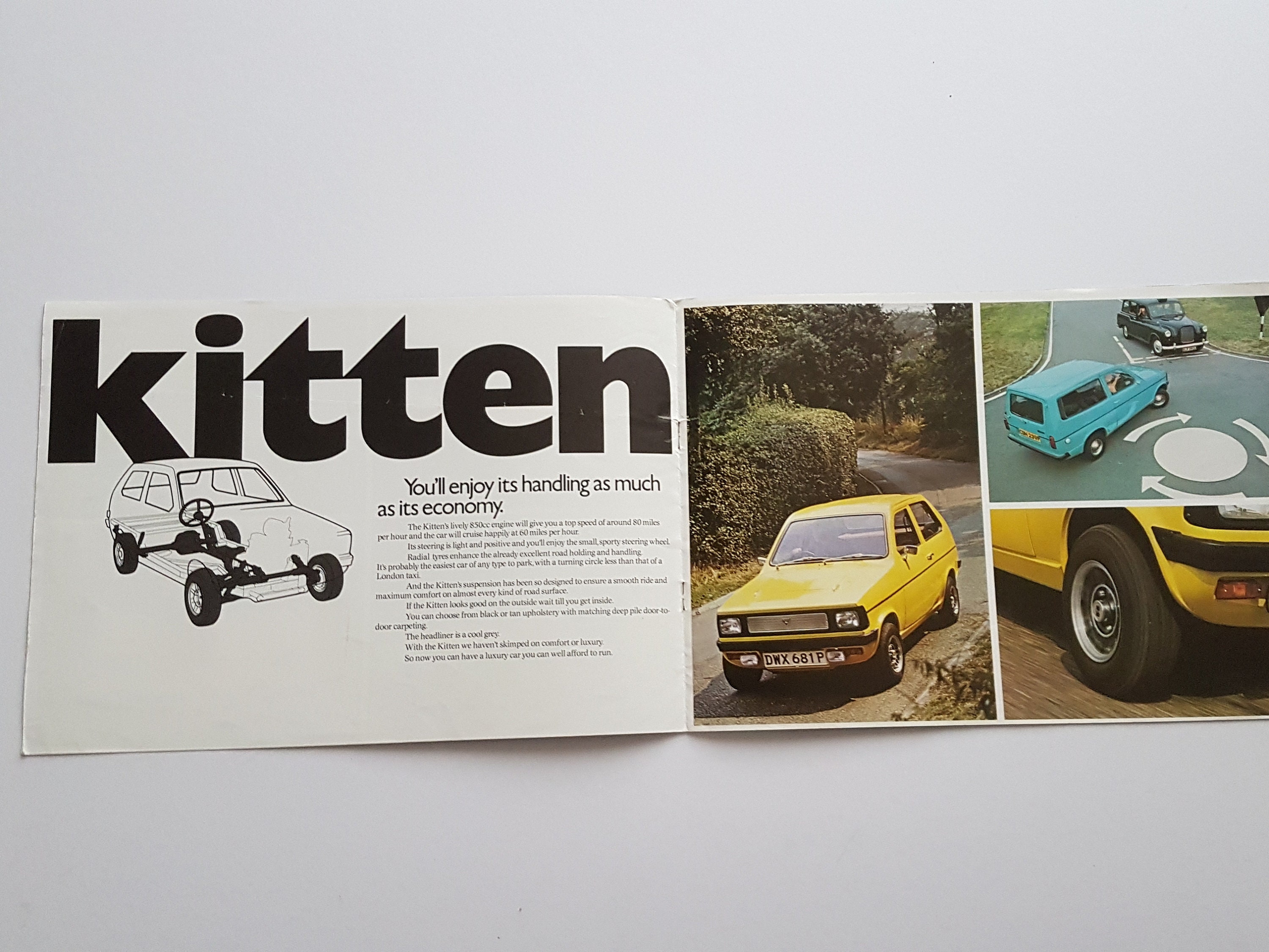 Vintage Car Brochure Kitten Brochure - Etsy