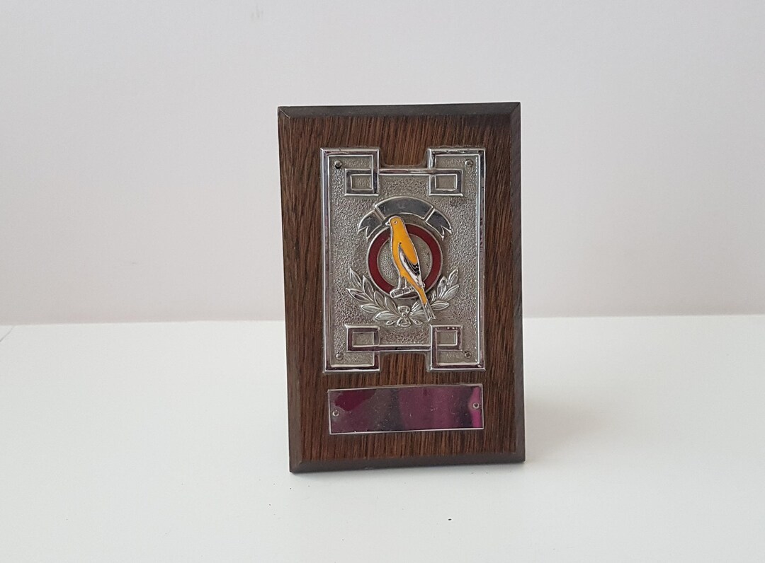 Vintage Bird, Canary, Budgie Trophy, Unengraved, Blank - Etsy