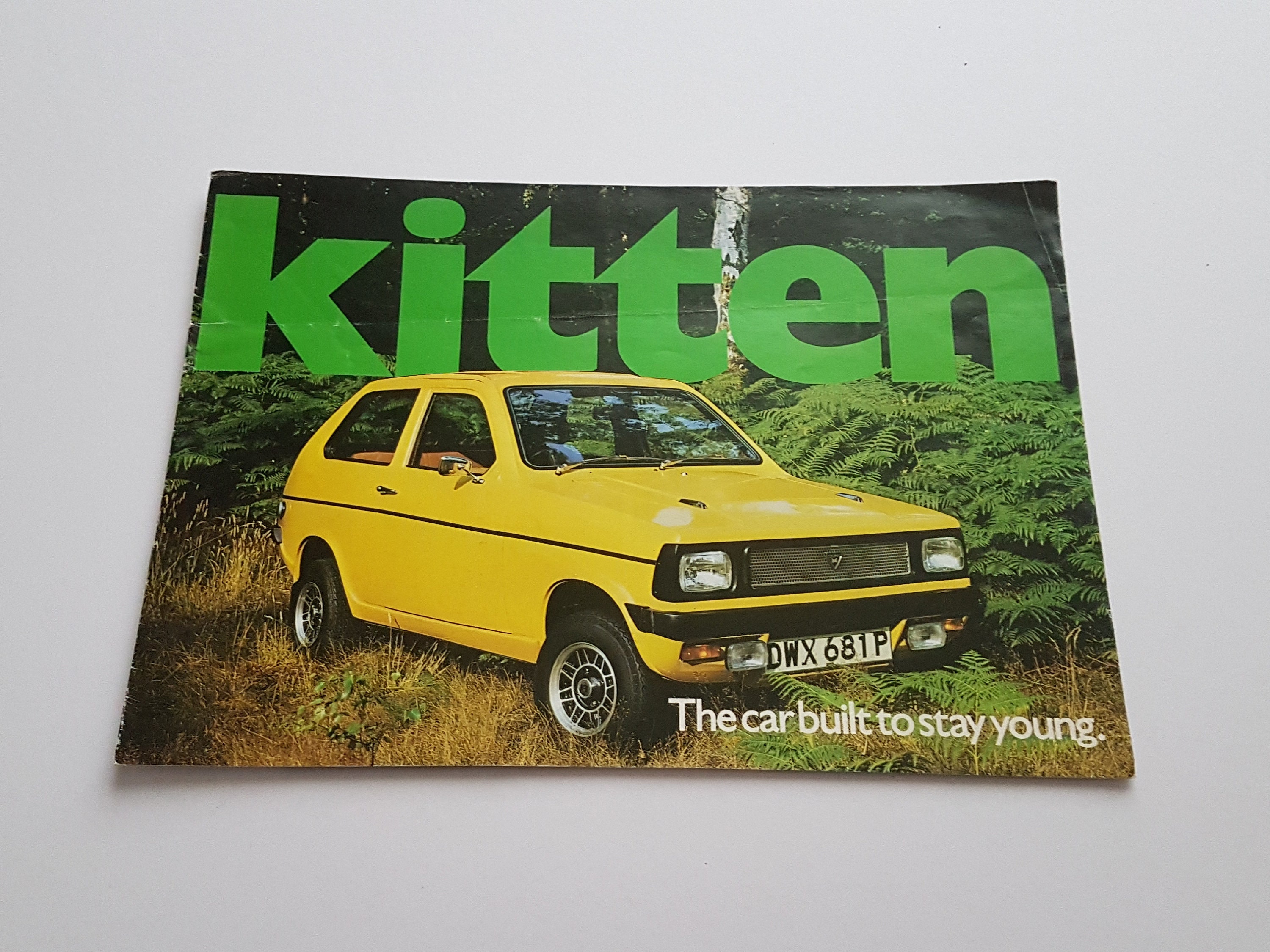 Vintage Car Brochure Kitten Brochure - Etsy
