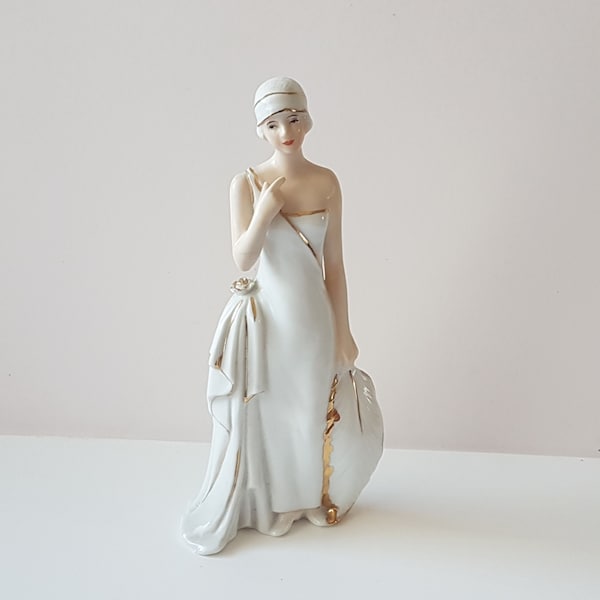 Flapper Lady Figurine - Etsy