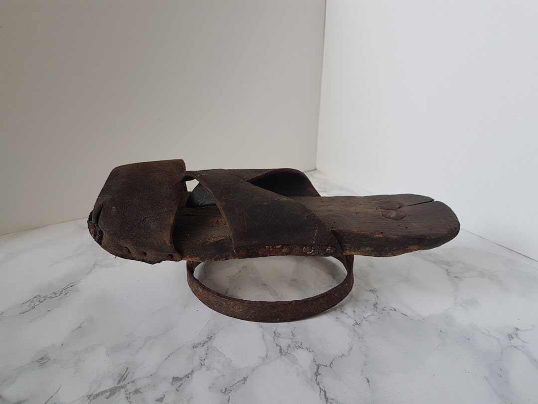 Antique Iron Ring Patten, 1800s, Very Rare Historical Footwear, Shoes ...