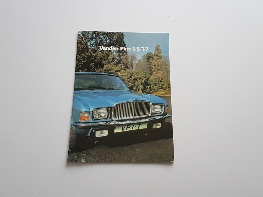 Vintage Car Brochure Vanden Plas - Etsy