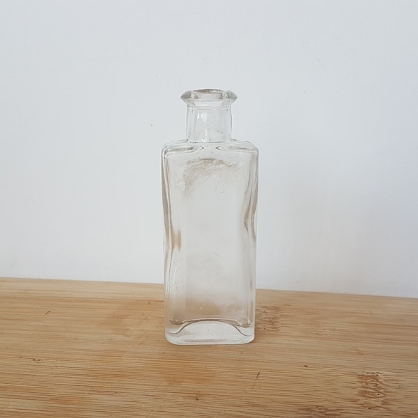 Clear Glass Small Antique Bottles - Etsy