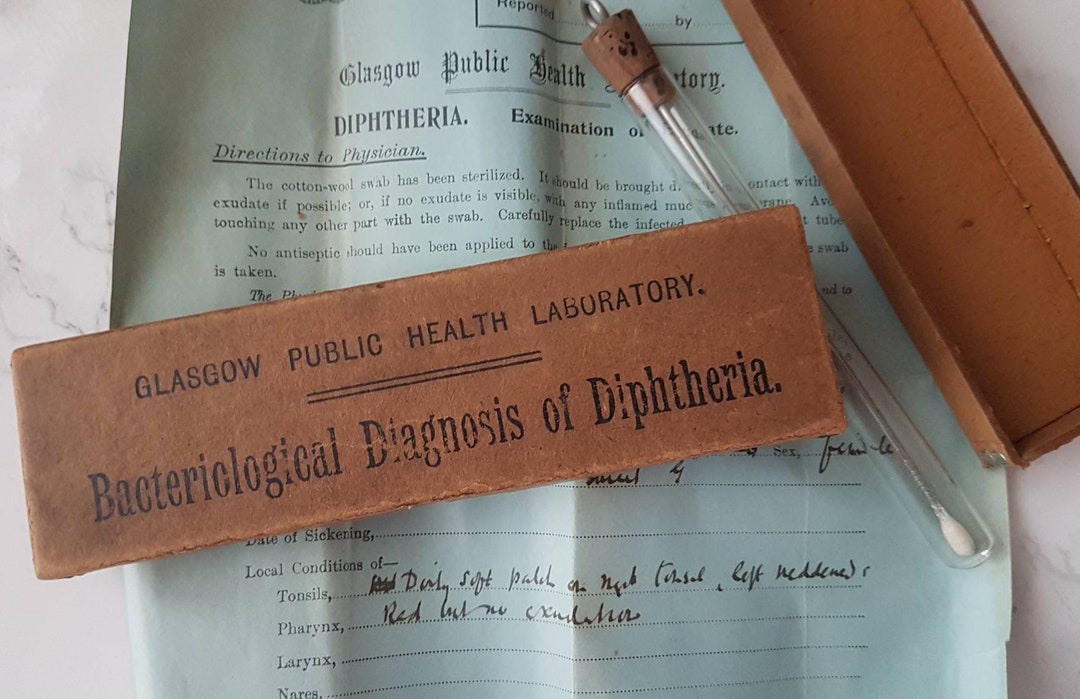 Extremely Rare Diphtheria Test Kit, Glasgow, 1934 - Etsy