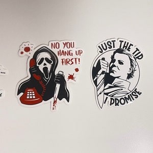 Horror Movie Sticker Michael Myers Sticker Ghostface - Etsy