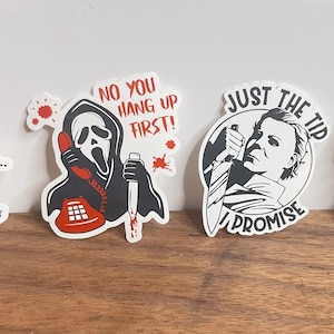 Horror Movie Sticker Michael Myers Sticker Ghostface - Etsy