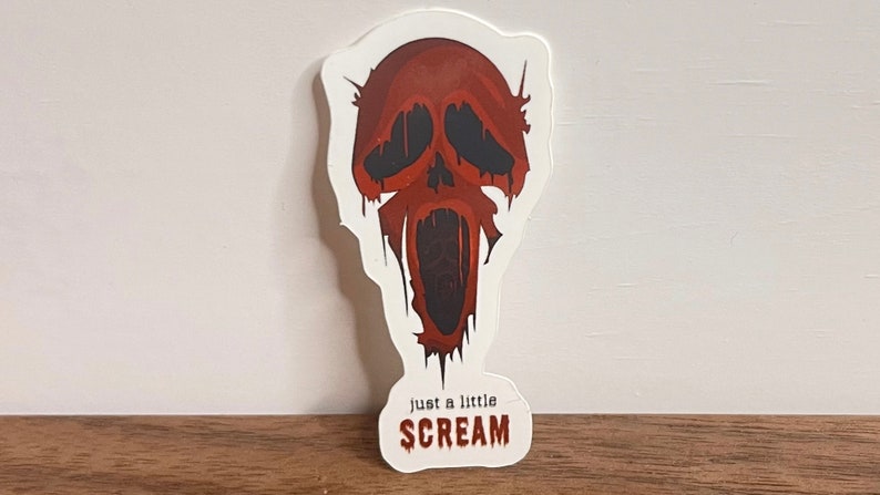 Horror Movie Sticker Michael Myers Sticker Ghostface - Etsy
