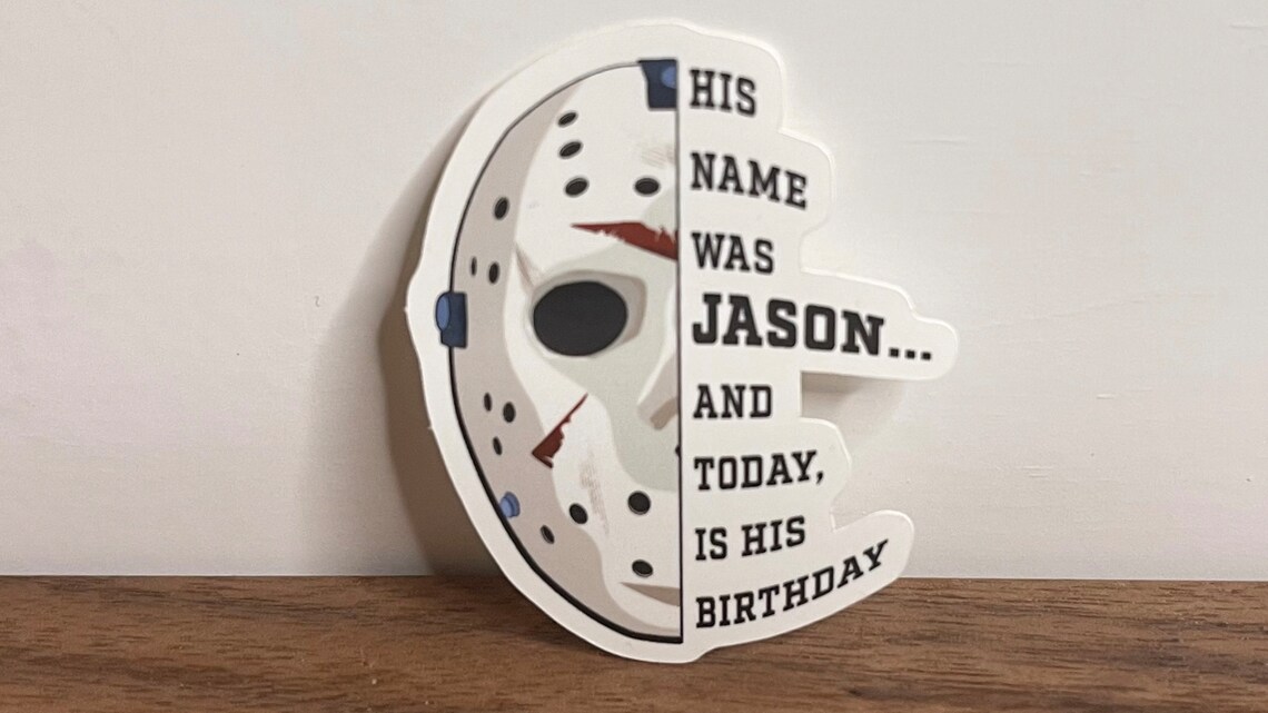 Horror Movie Sticker Michael Myers Sticker Ghostface - Etsy