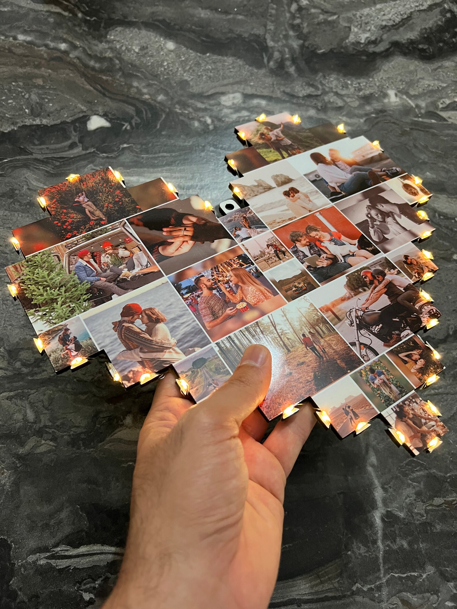 Led Heart Board Gift for Boyfriend, Led Heart Board Gift for Girlfriend ...