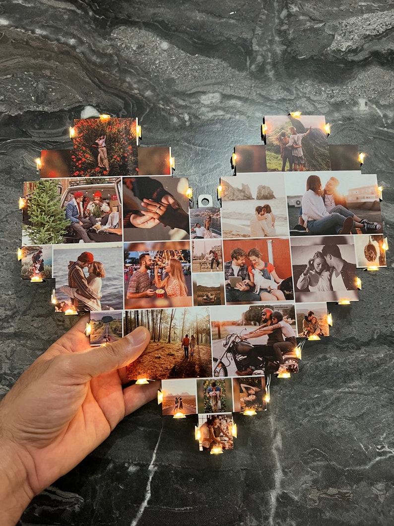 Led Heart Board Gift for Boyfriend Led Heart Board Gift for - Etsy