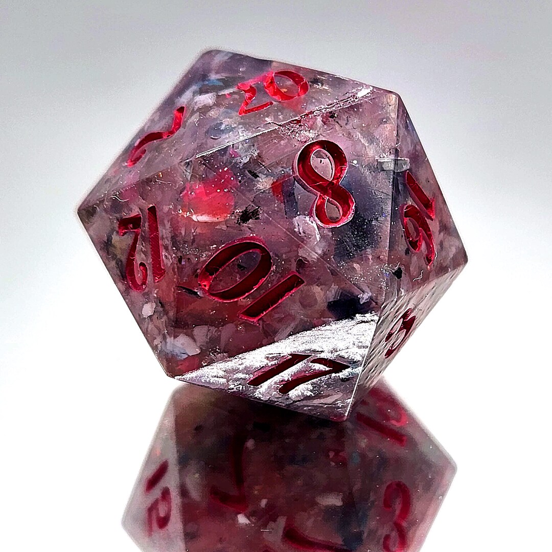 Confetti Glitter 30mm D20 TTRPG Dice - Etsy Canada