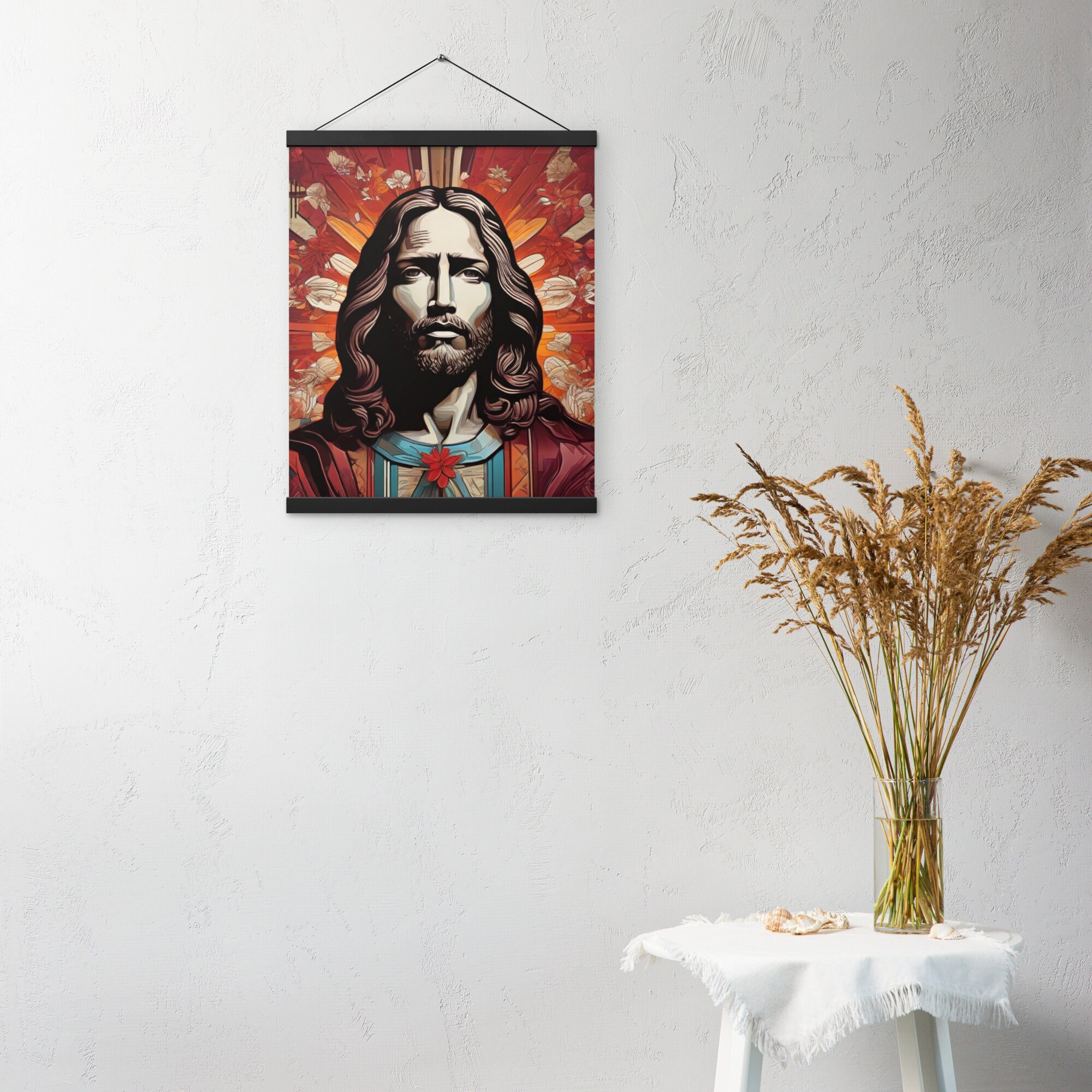 Poster With Hangjesus Christ in Pop Art and Art Decoers - Etsy