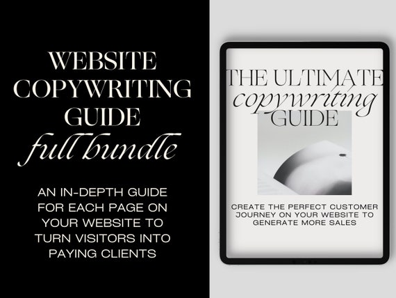 Website Copy Template Website Content Website Copywriting - Etsy