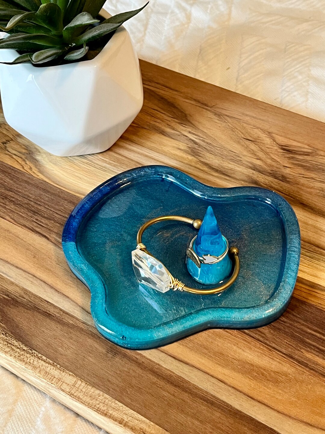 Water Droplet Tray and Ring Holder Trinket Tray Jewelry Tray - Etsy