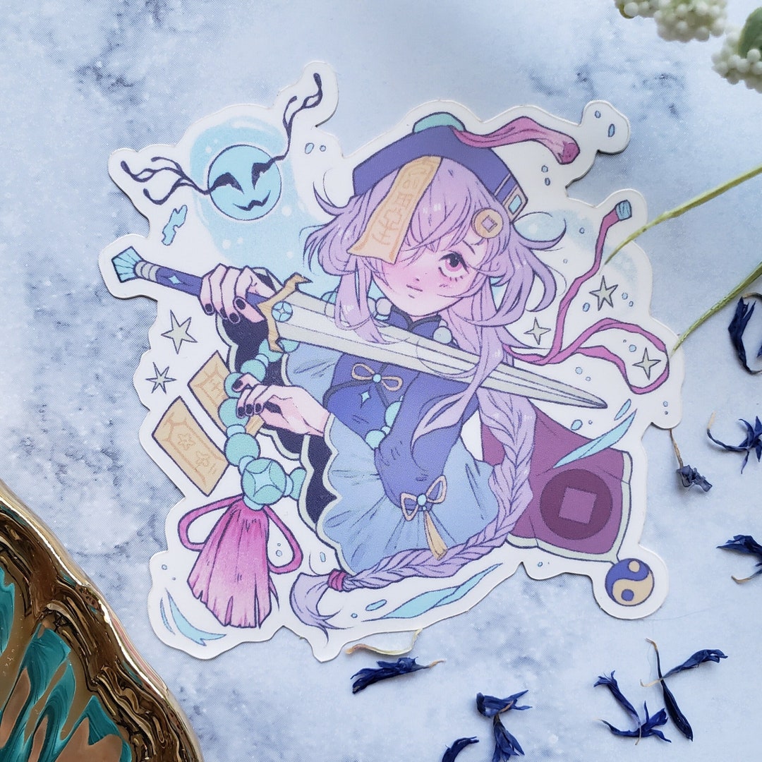 Genshin Impact Qiqi Vinyl Sticker, 3 X 3 Matte Finish - Etsy