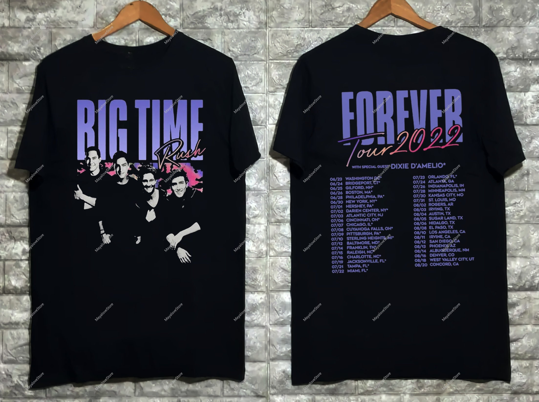 Big Time Rush Forever Tour 2022 Shirt, Forever Tour T Shirt, Big Time ...