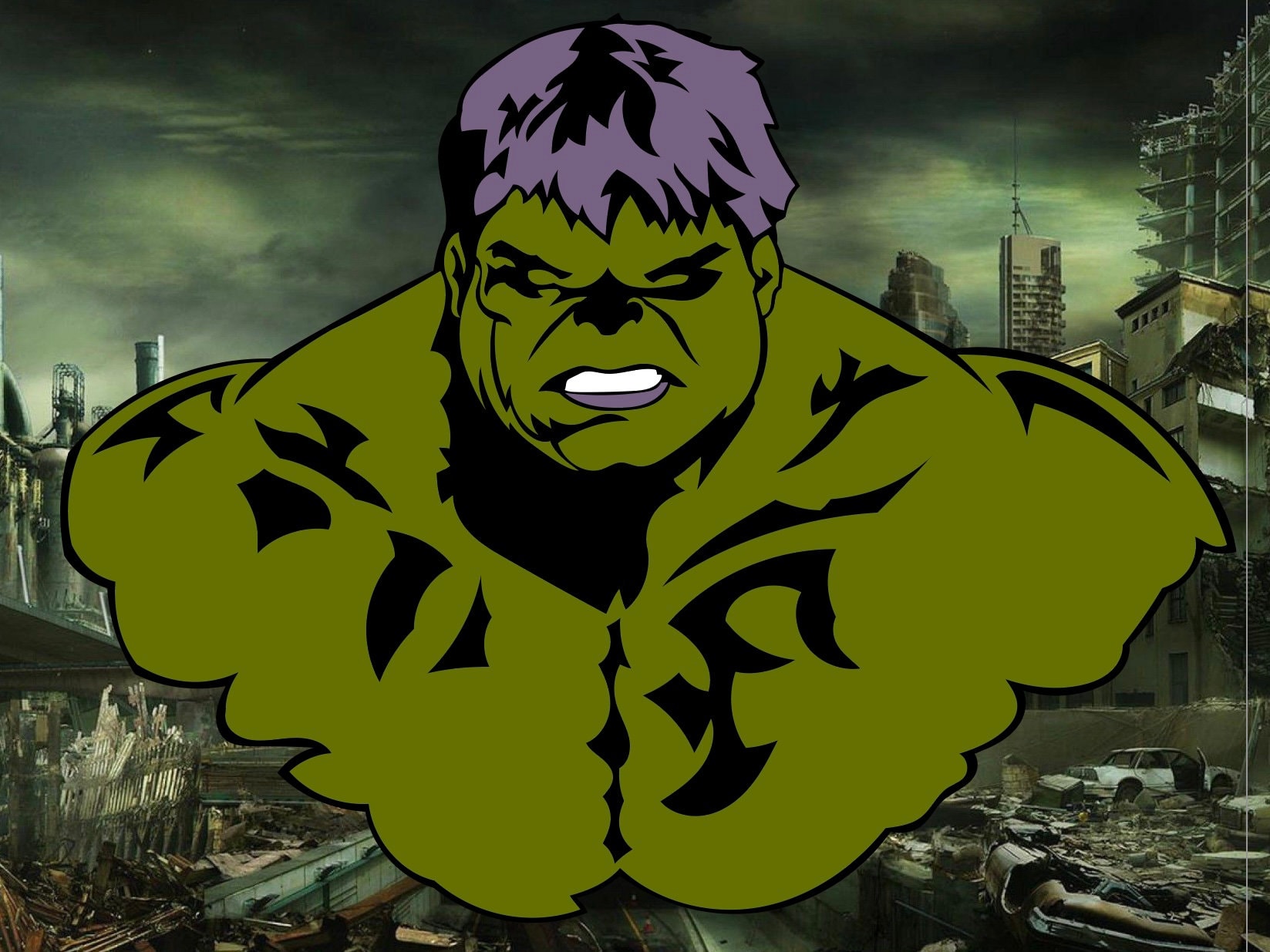 Incredible Hulk Angry Face
