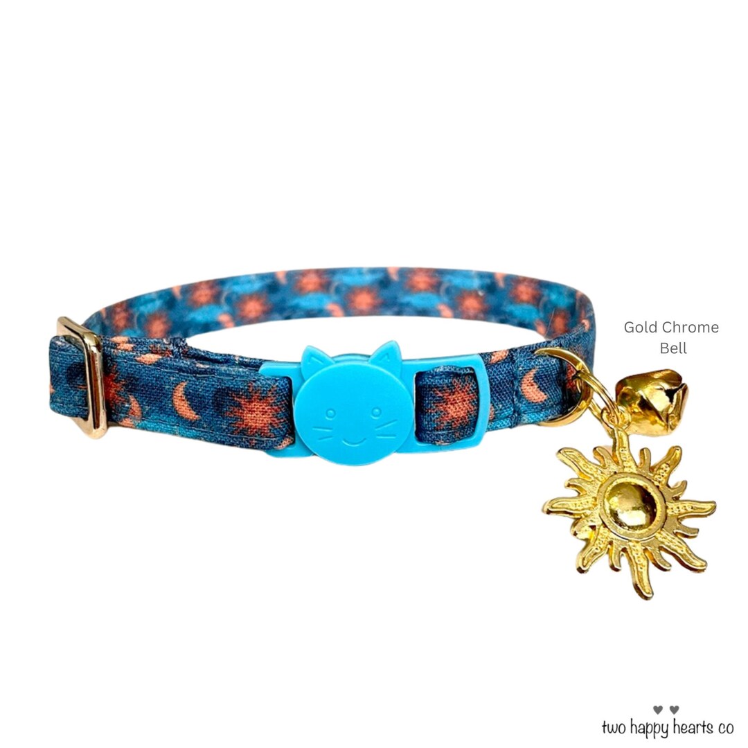 Cat Collar Celestial Kitten Collar Leo Dog Collar Sun Collar Moon ...