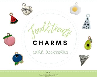 Collar Charms Food Charms Snacks Extra Charms for Cat Collars Bling ...