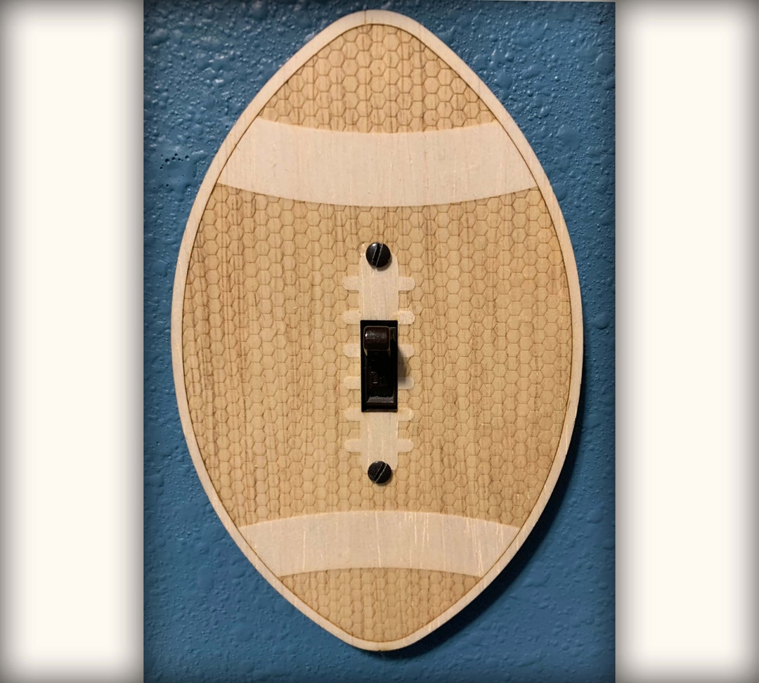 Football Light Switch Cover - Etsy