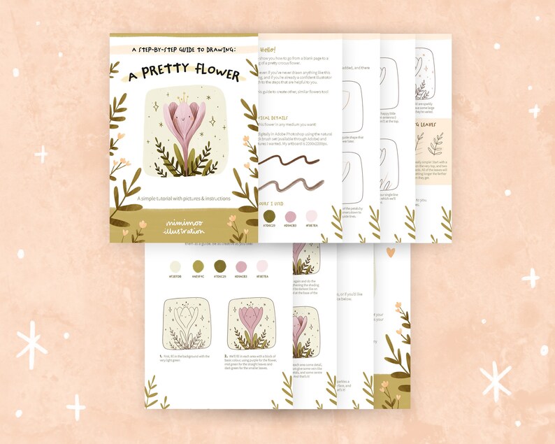 How to Draw BUNDLE Pack of 5 Digital Step-by-step Drawing - Etsy