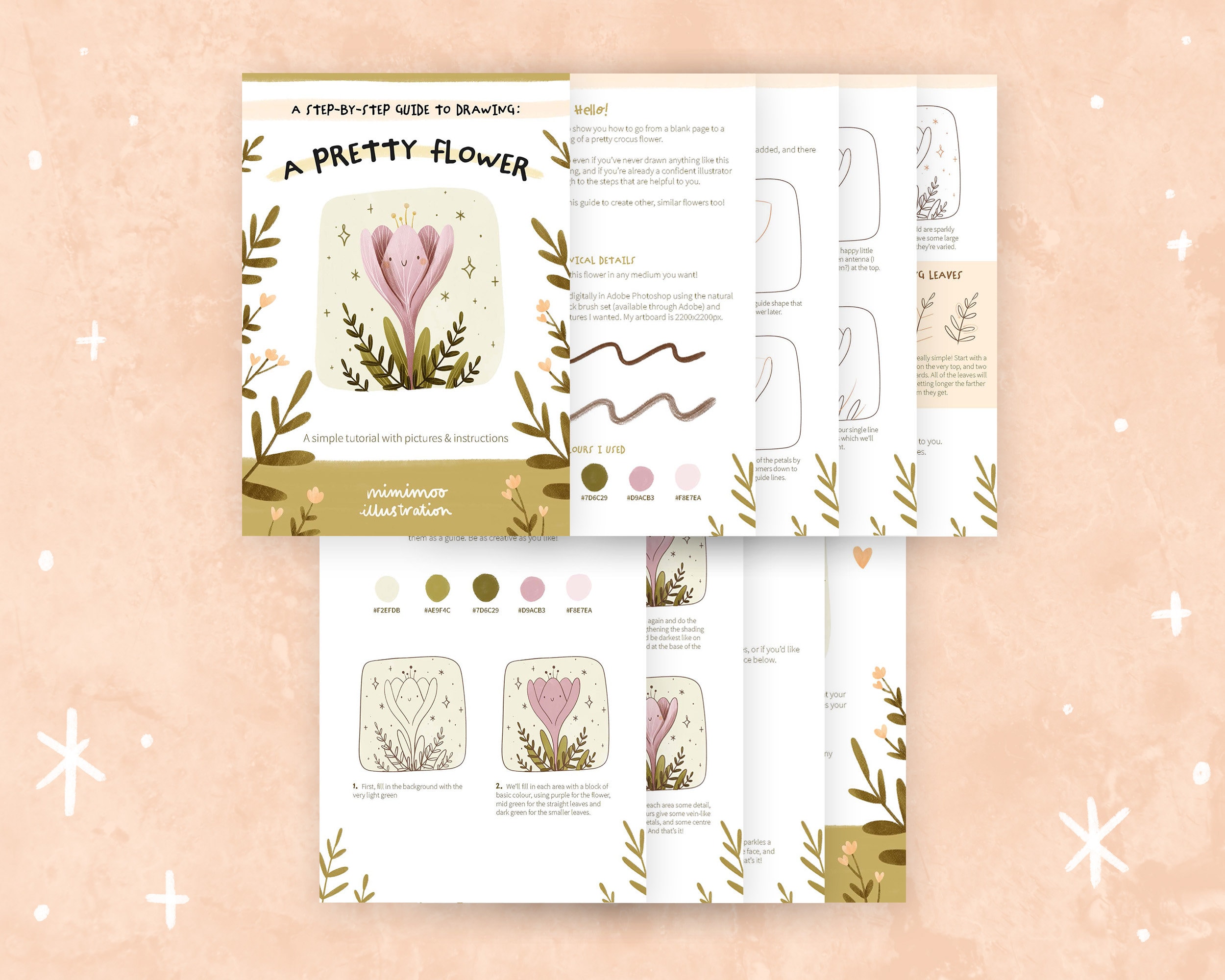 How to Draw BUNDLE Pack of 5 Digital Step-by-step Drawing - Etsy