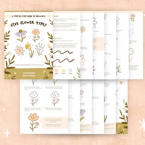 How to Draw BUNDLE | Pack of 5 Digital Step-by-step Drawing Guide Pdfs ...