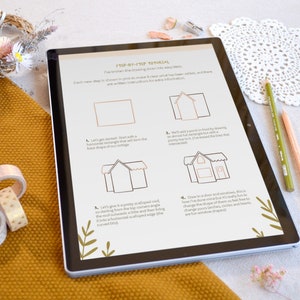 How to Draw A Cozy Cottage | Digital Step-by-step Drawing Guide PDF ...