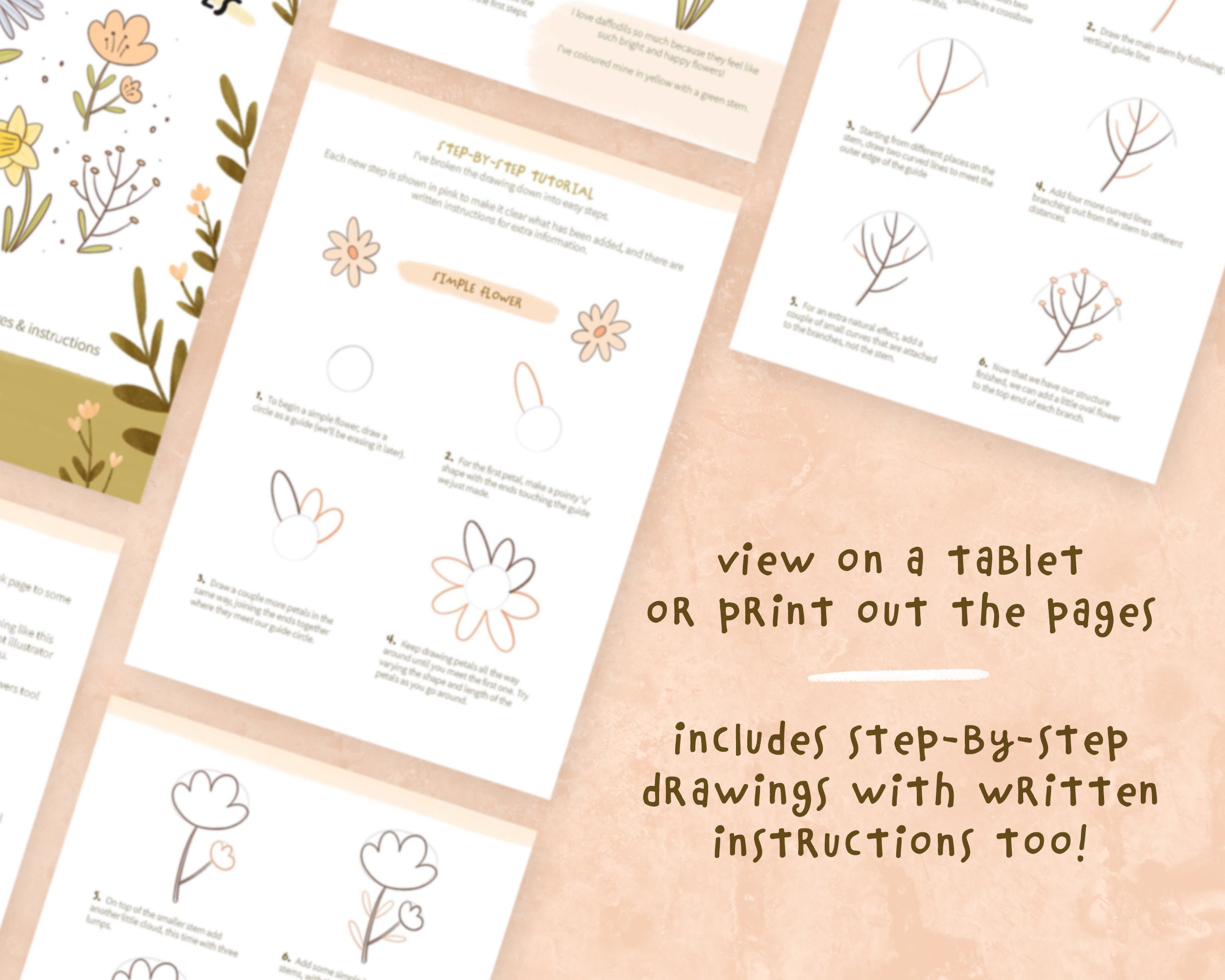 How to Draw BUNDLE Pack of 5 Digital Step-by-step Drawing - Etsy